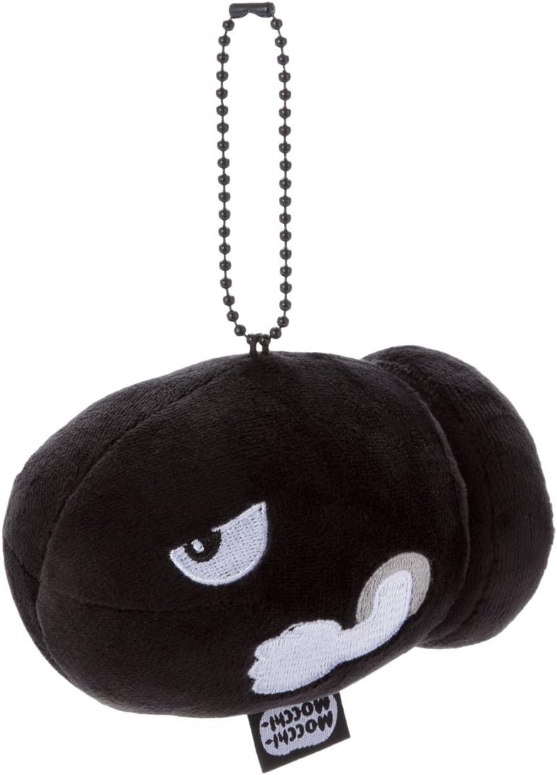 Bullet Bill Mario Kart Mocchi-Mocchi-GameStyle Ball Chain Mascot Plush ...
