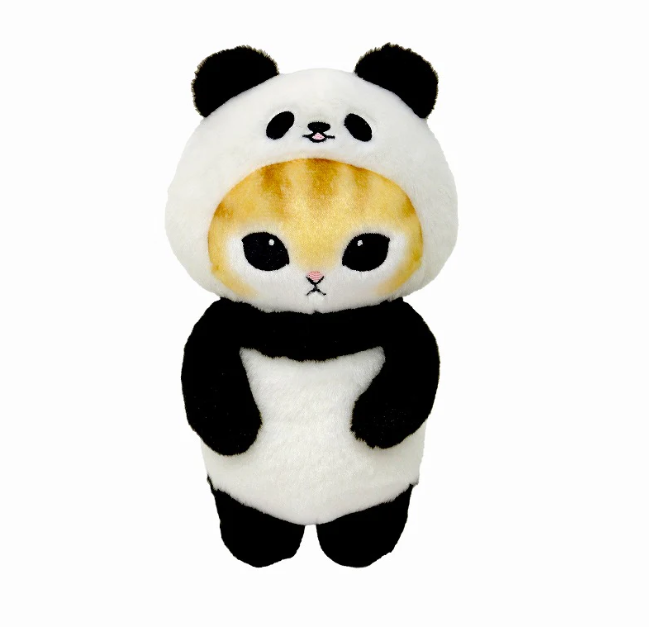 Mofusand Panda Orange Cat Potetama Plush – Yeti Gaming